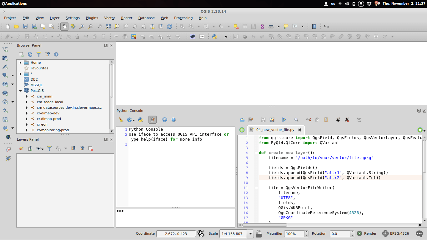 Michal Zimmermann | QGIS Plugin Development: Using Python Console Michal Zimmermann | QGIS Plugin Development: Using Python Console